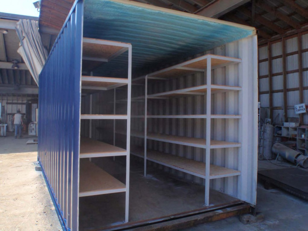 Shipping Container Cantilever Racks
